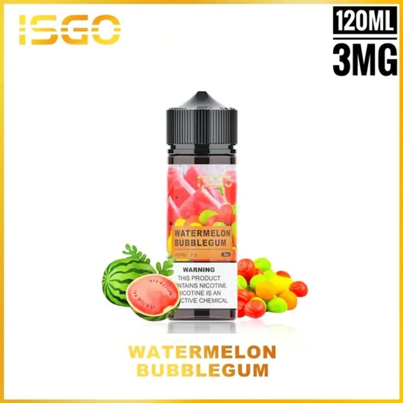 Watermelon Bubblegum ISGO E-Liquid 120mL | Vapesoko Nairobi