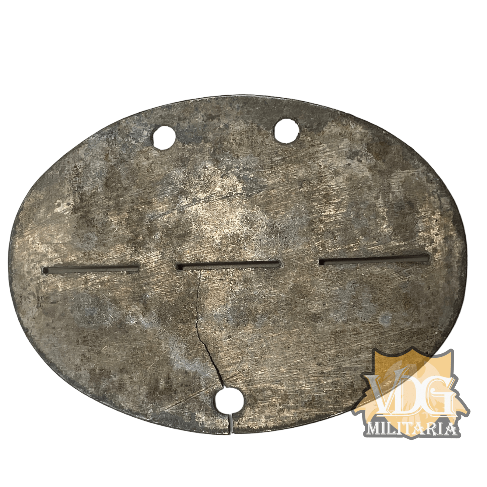 WW2 German Identity Disc Dog Tag 1833 O 2.FL. AUSB.RGT.40 | VDG Militaria