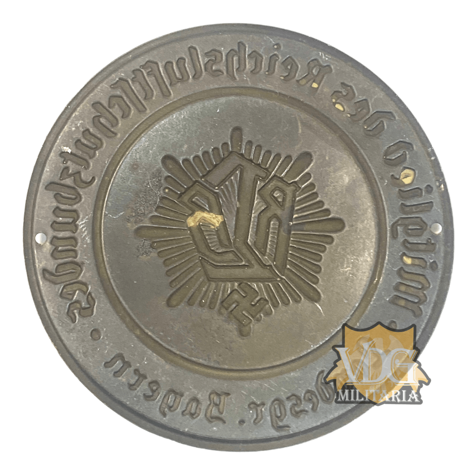 WW2 German RLB Member Door Plaque-Bayern | VDG Militaria