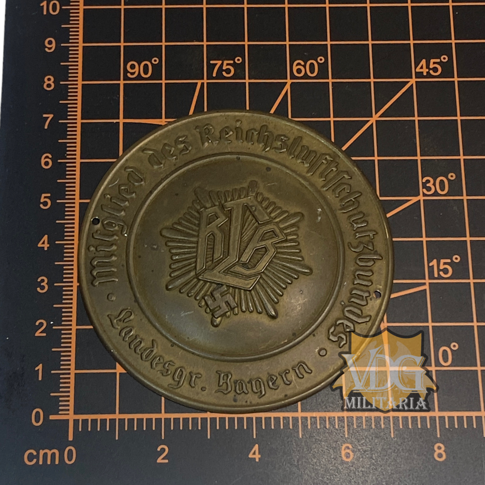 WW2 German RLB Member Door Plaque-Bayern | VDG Militaria