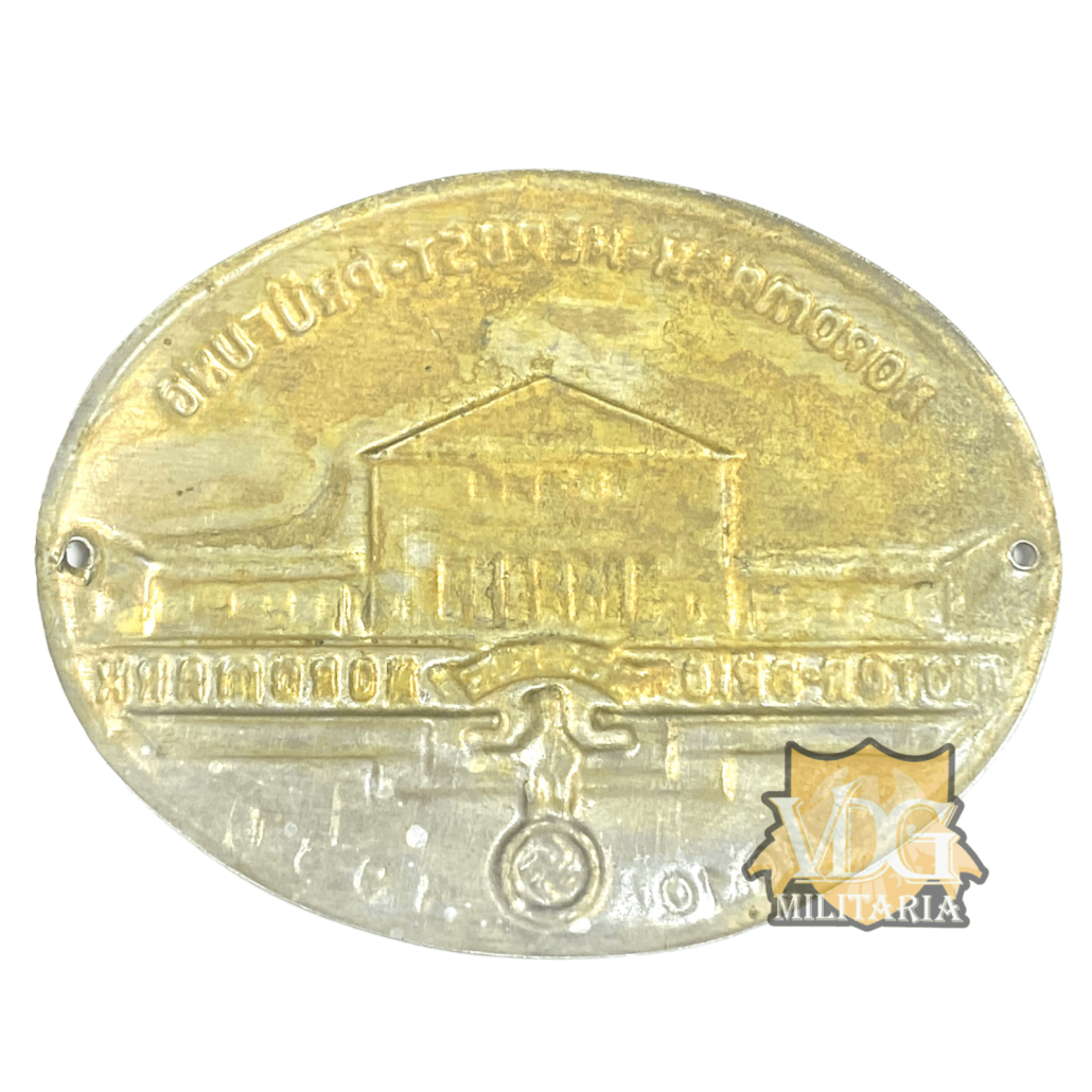 WW2 German NSKK 1937 Motor-Brig Normark Plaque | VDG Militaria