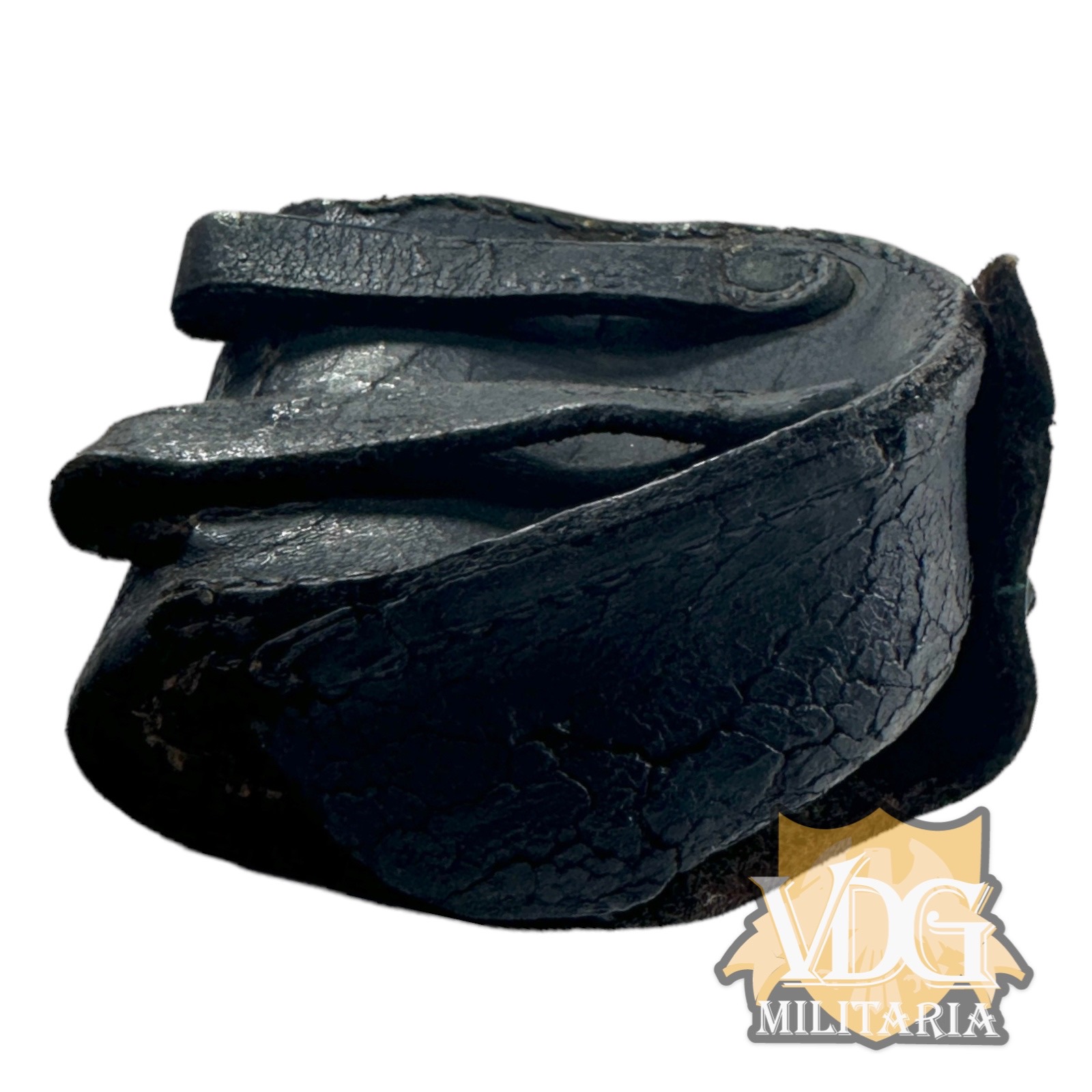 US Civil War Leather Percussion Cap Box-C.S. Storms, NY Mfg. | VDG ...