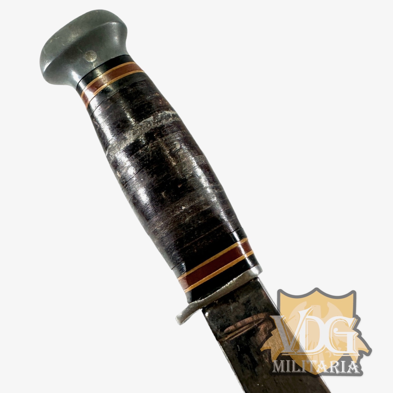 WW2 US PAL RH-50 Fighting Knife with Leather Scabbard | VDG Militaria