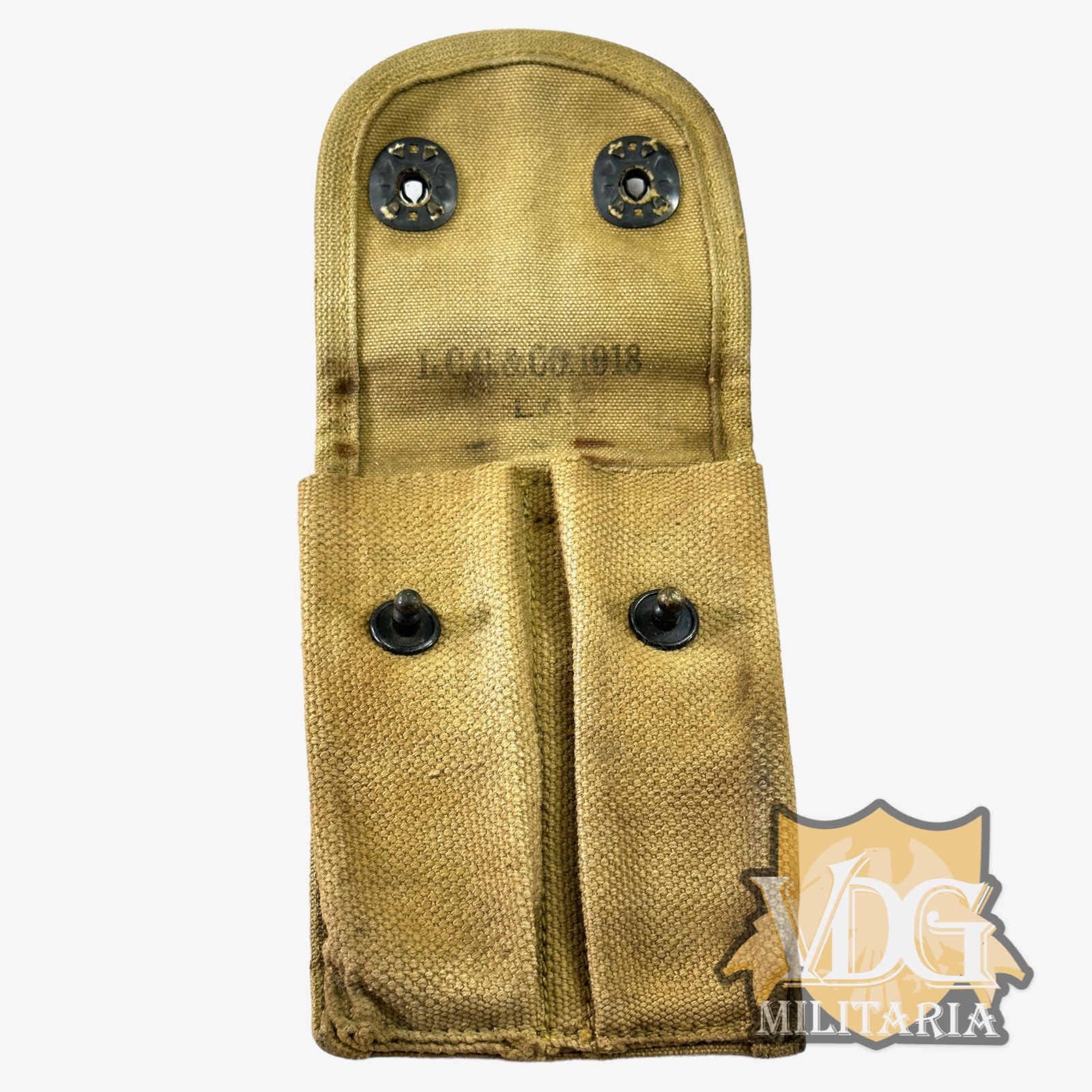 WW1 US M1911 Dual Magazine Pouch-L.C.C. & CO 1918 | VDG Militaria