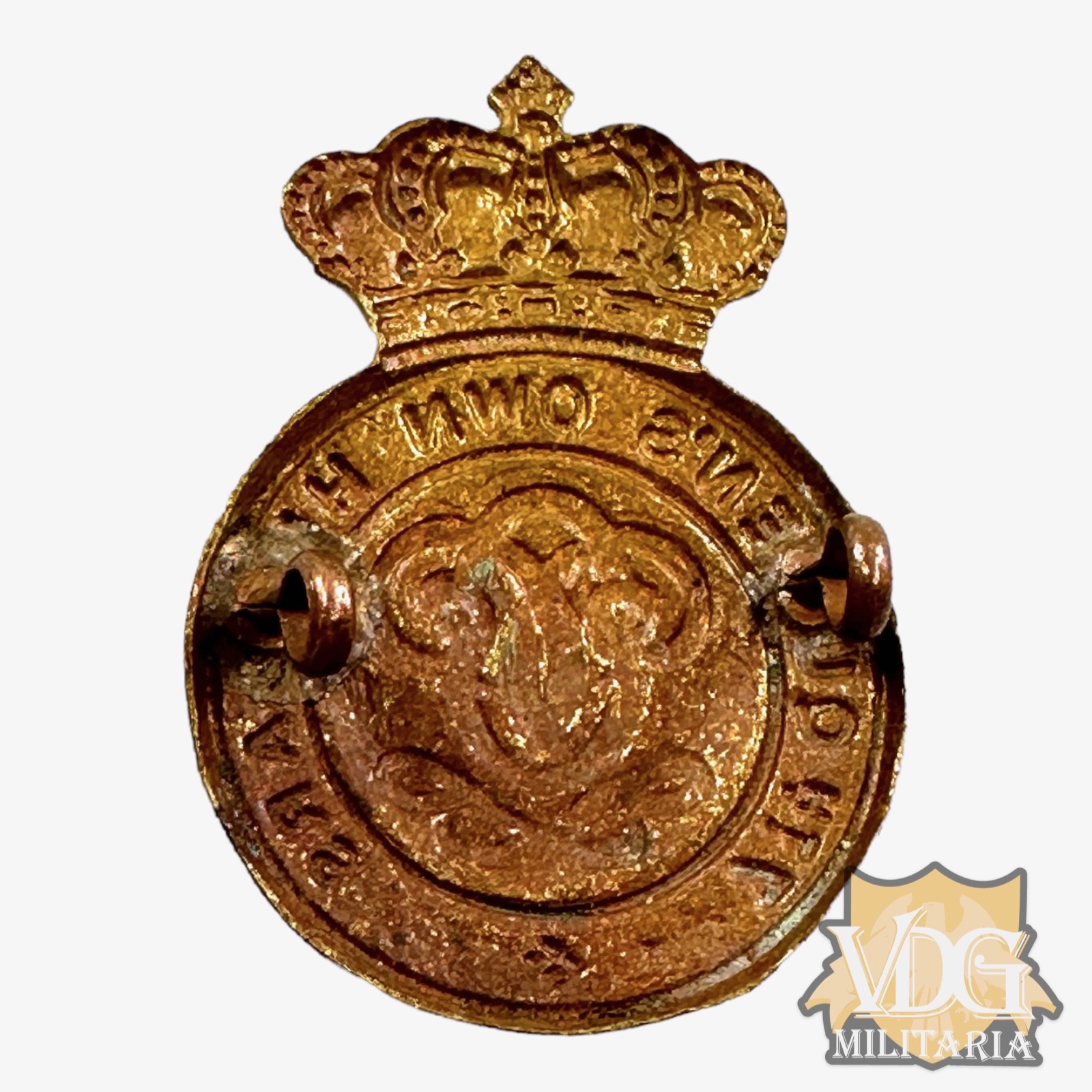 Victorian Era British The 7th Queen's Own Hussars Cap Badge | VDG Militaria