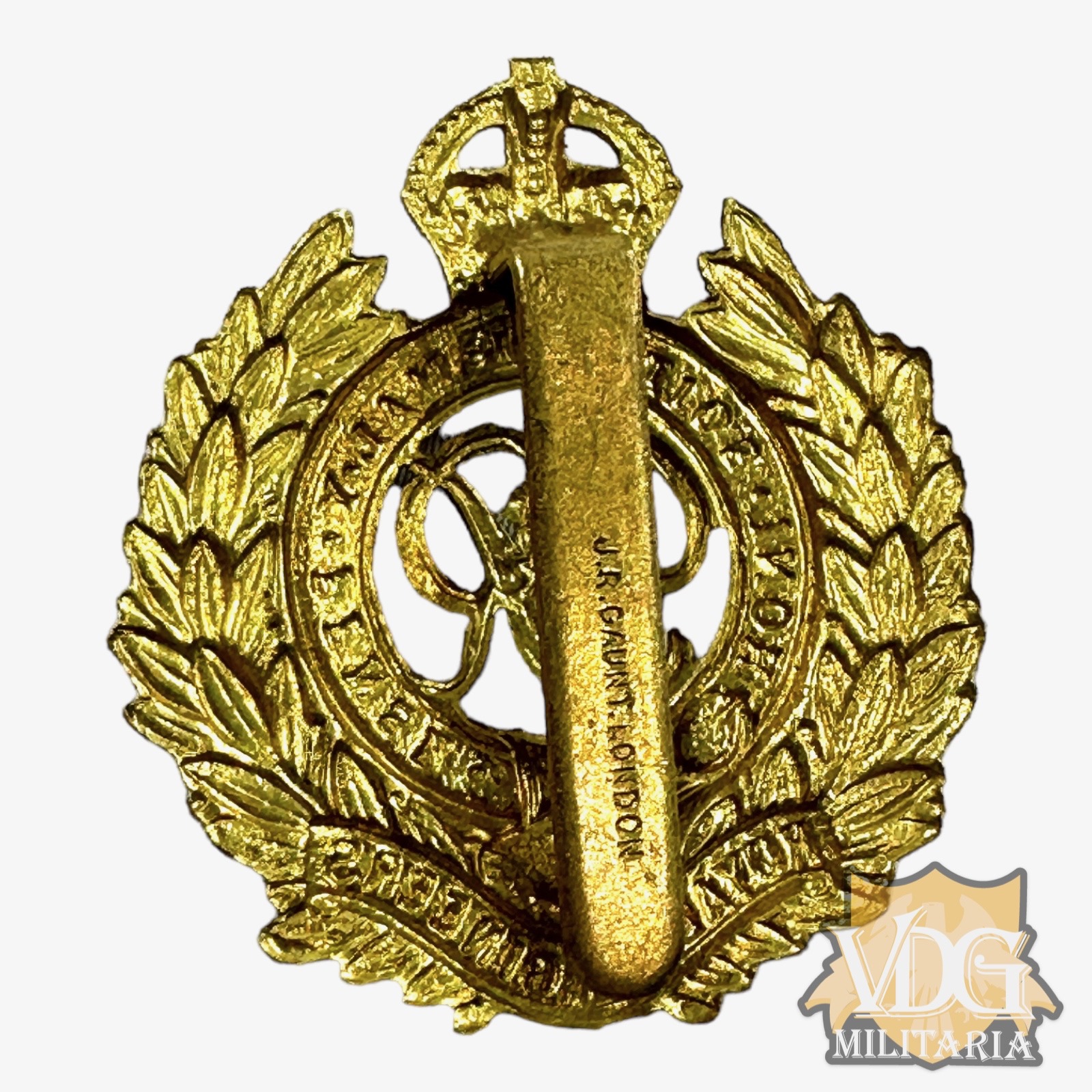 WW2 British Army Royal Engineers Cap Badge-J.R. Gaunt, London | VDG ...