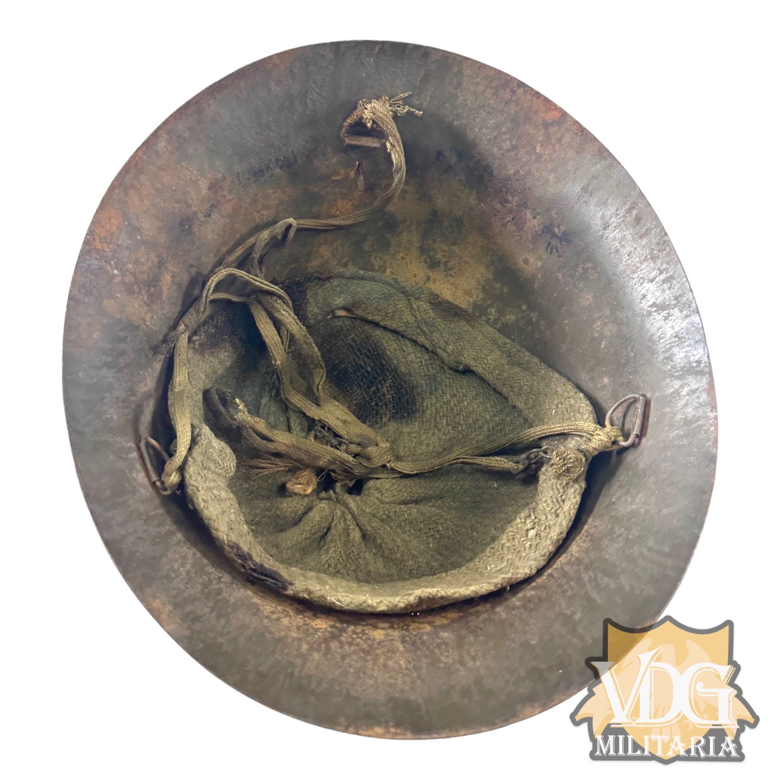 WW2 Japanese Civil Defense Helmet with Partial Liner and Chinstrap ...