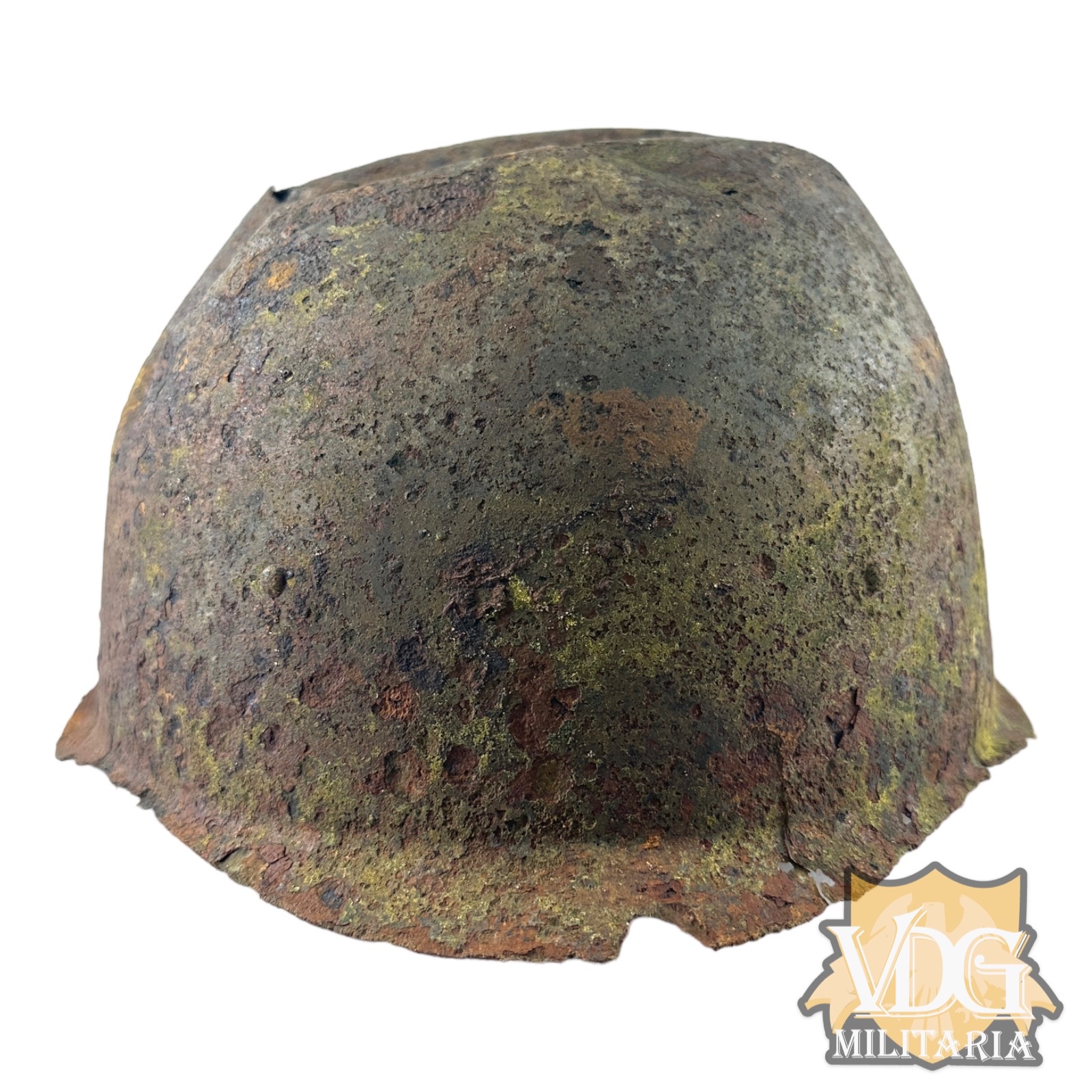WW2 Soviet SSH-40 Helmet Shell-Kurland Battlefield Relic | VDG Militaria