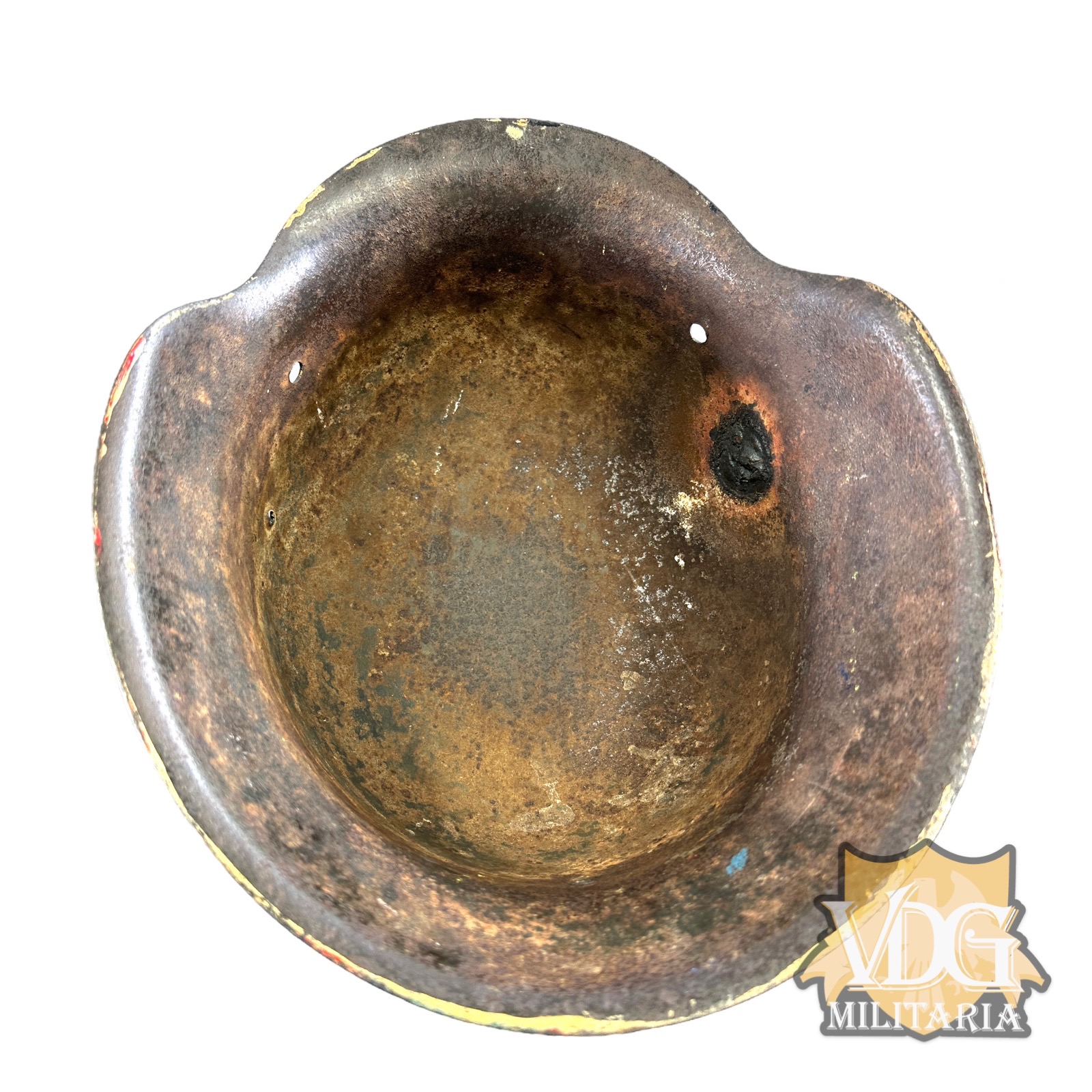 Set of 2 WW2 German Helmet Shells-Vet Art Painted "Sarge & Sad Sack ...