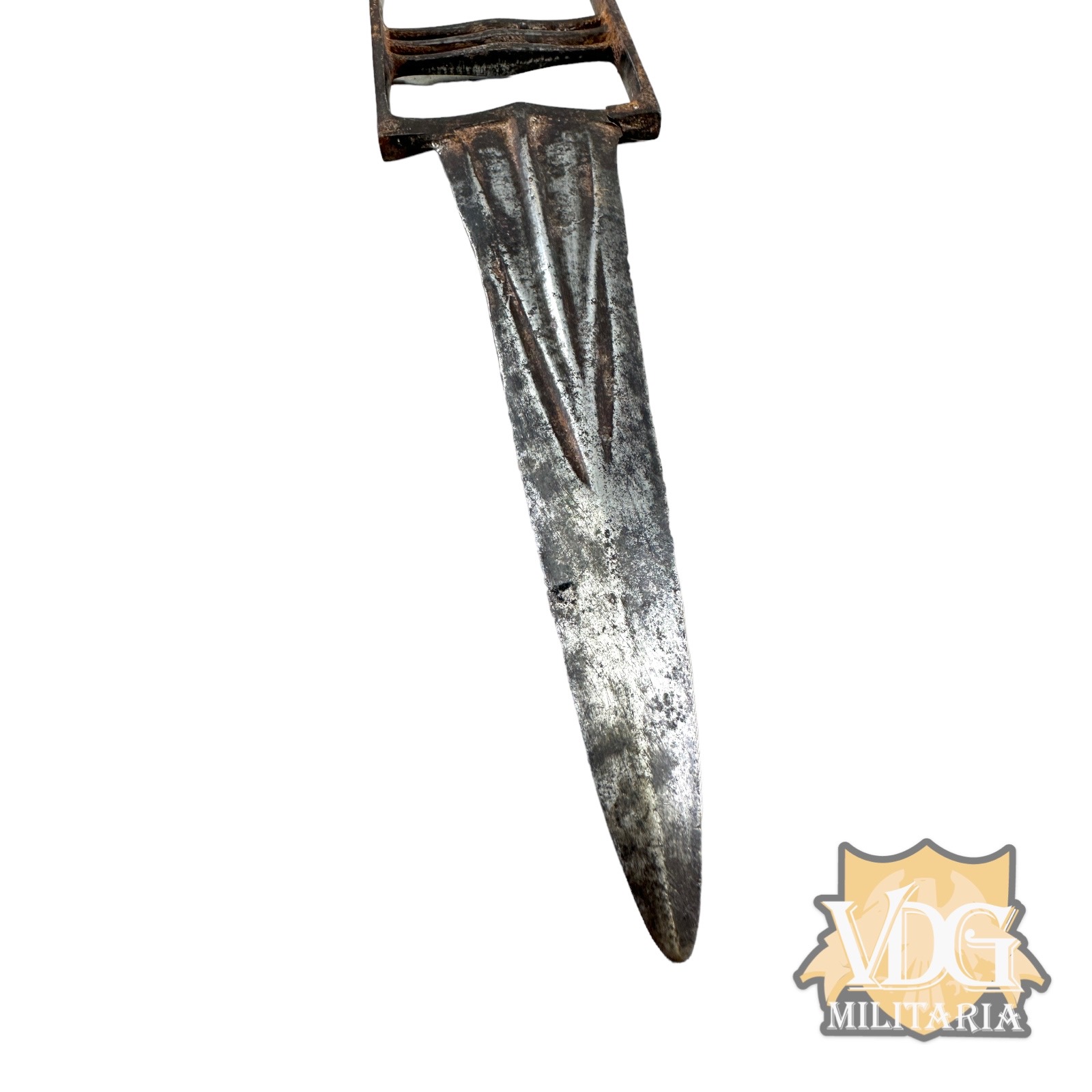 18th/19th Century North India Mughal Katar Punch Tiger Steel Dagger ...