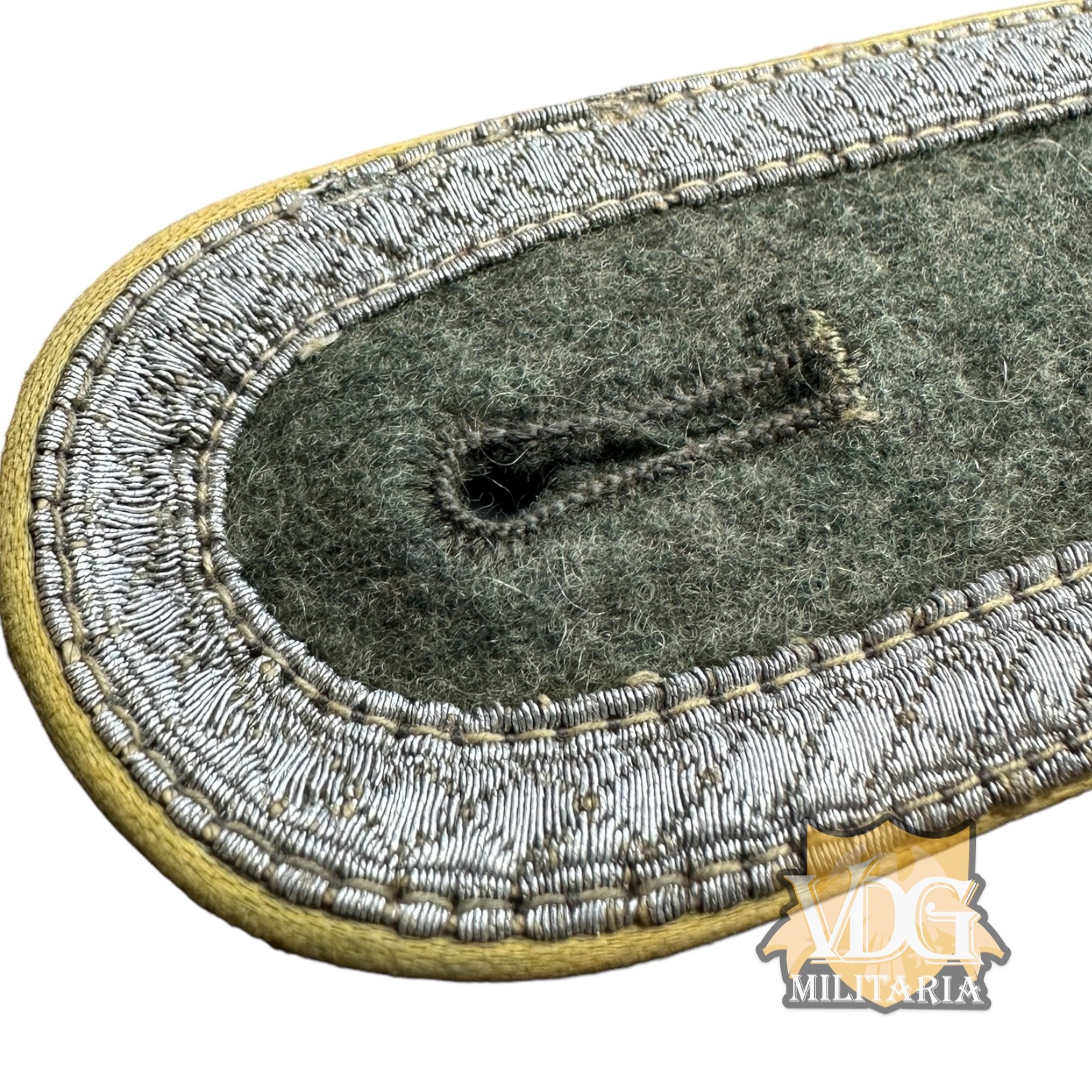 WW2 German Heer Signals Funker Unteroffizier Shoulder Board Cut Off-Vet ...