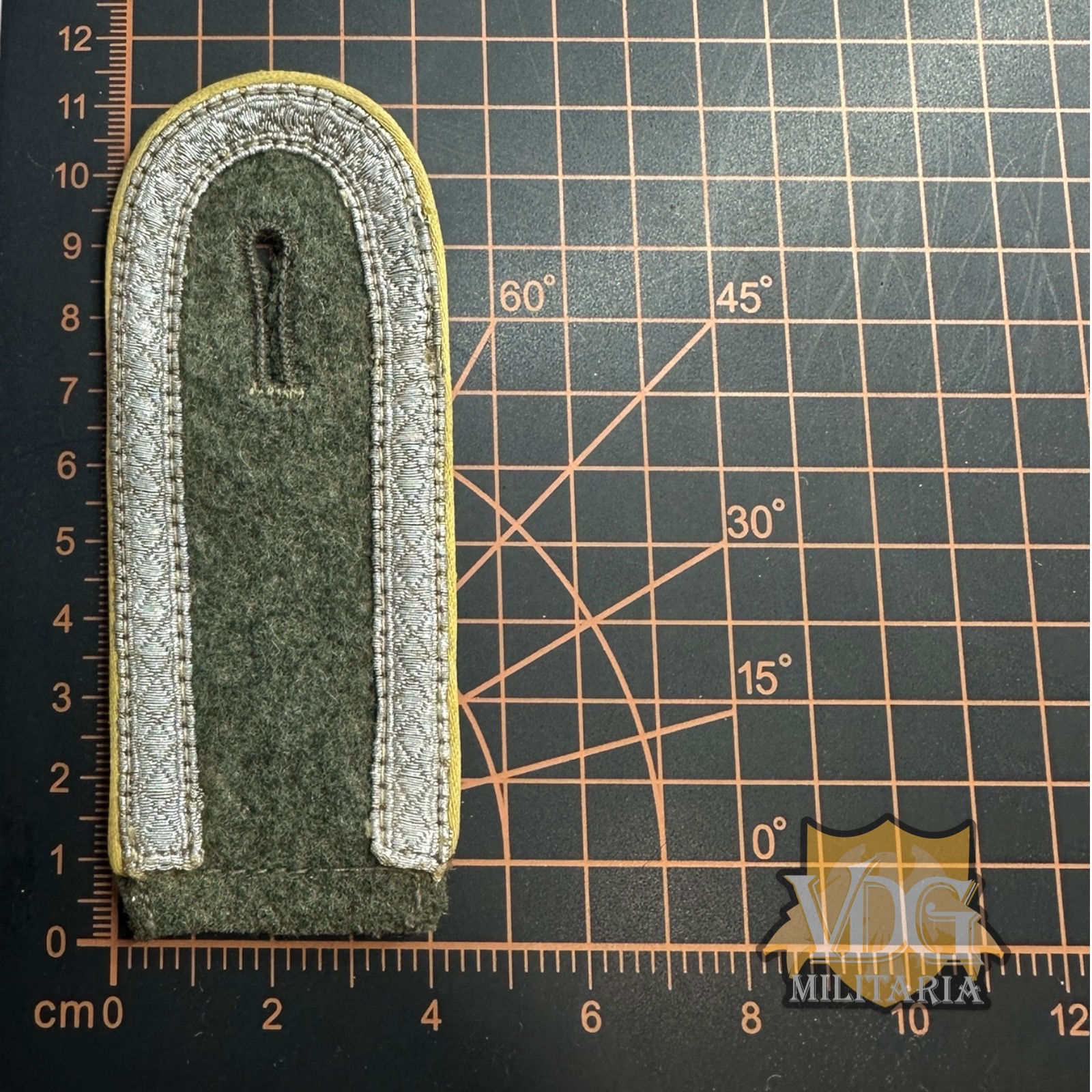 WW2 German Heer Signals Funker Unteroffizier Shoulder Board Cut Off-Vet ...