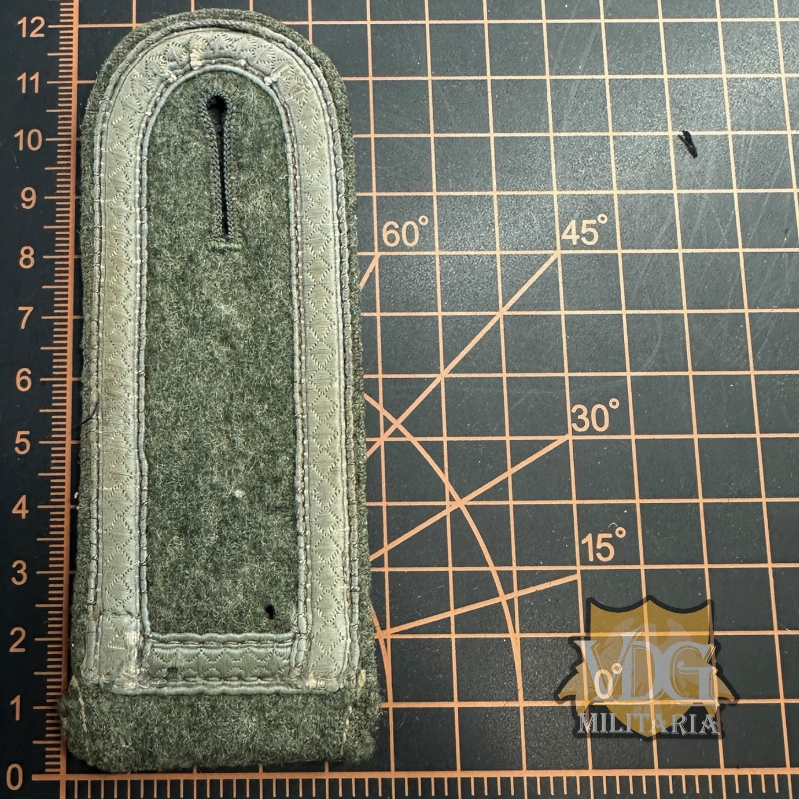 WW2 German Heer Unterfeldwebel Shoulderboard Cut Off Vet Album Removed ...
