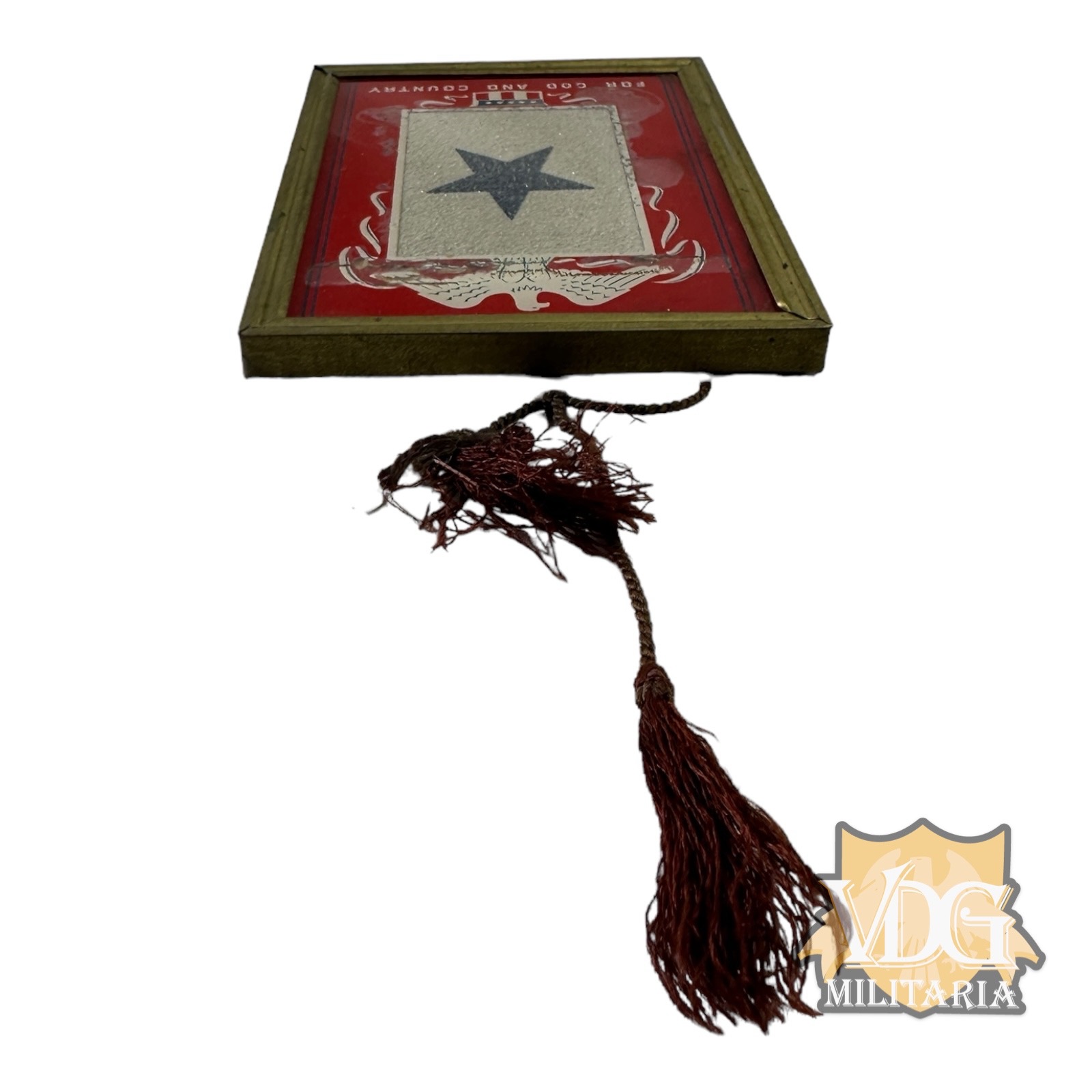 WW2 US Framed Blue Star Son in Service Window Display-Neff Funeral Home ...