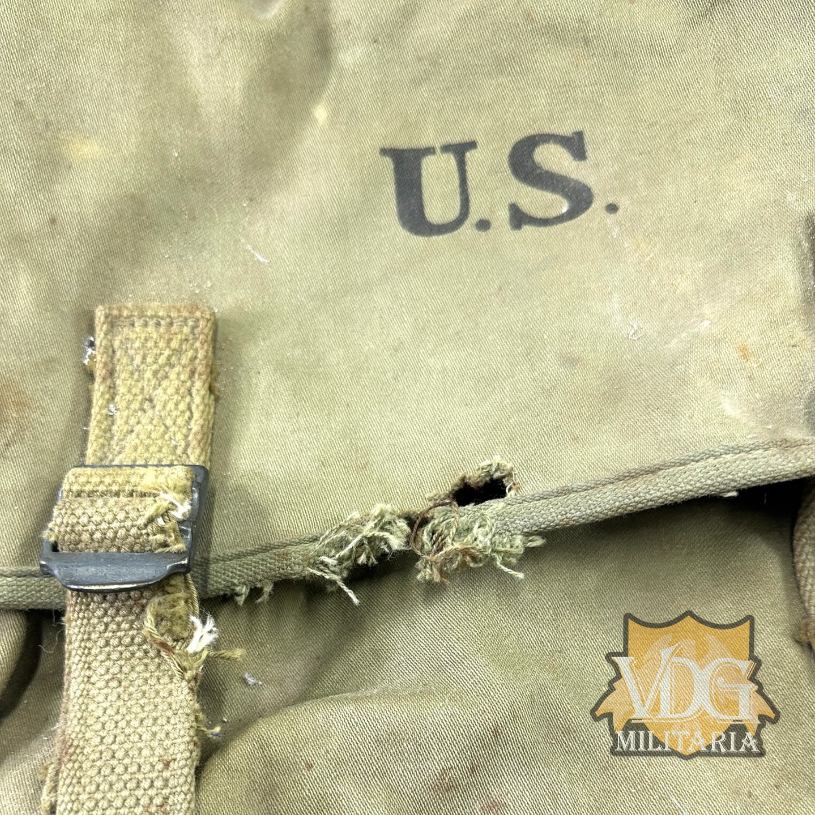 WW2 US Army M1936 Musette Bag with Strap-Made by Powers and Company ...