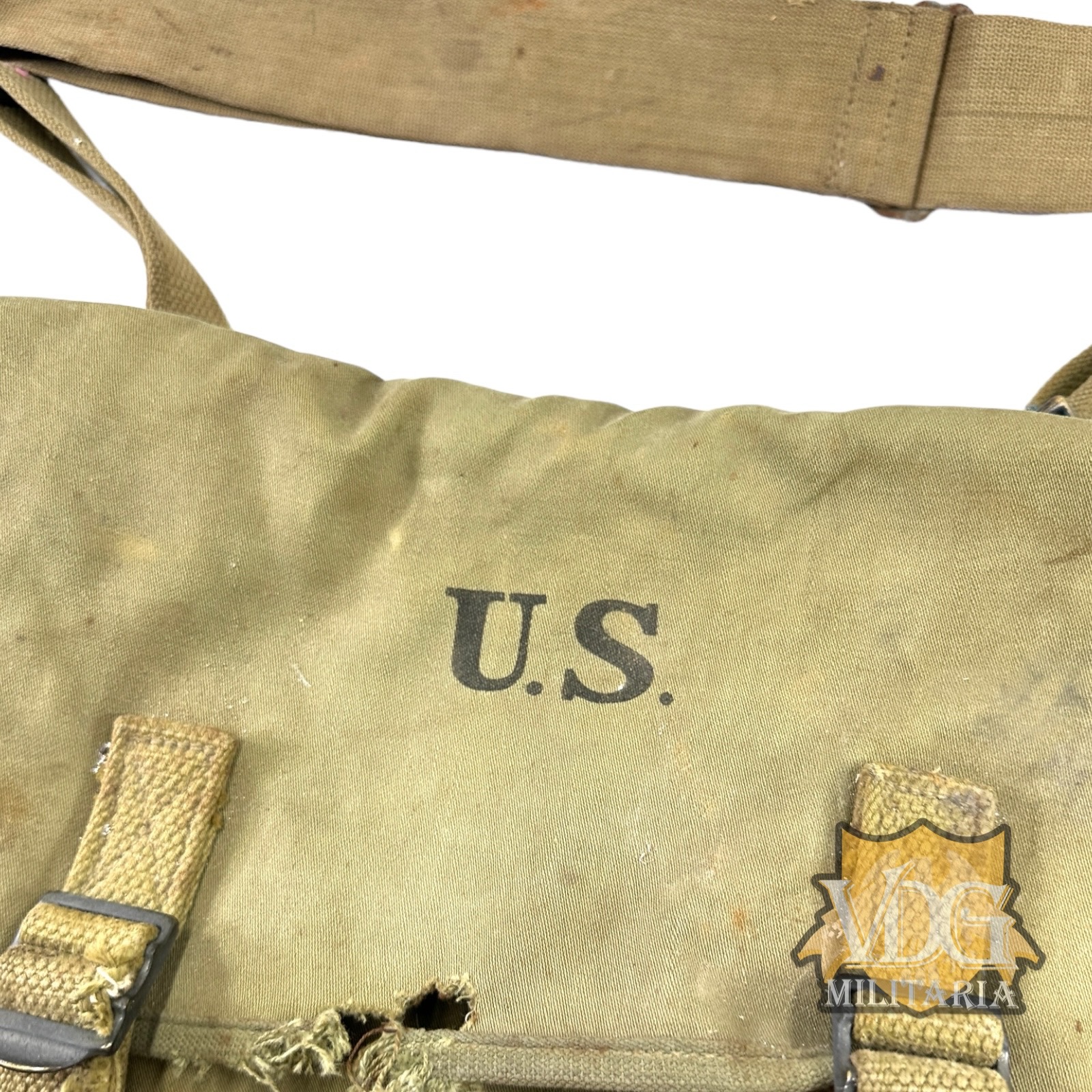 WW2 US Army M1936 Musette Bag with Strap-Made by Powers and Company ...