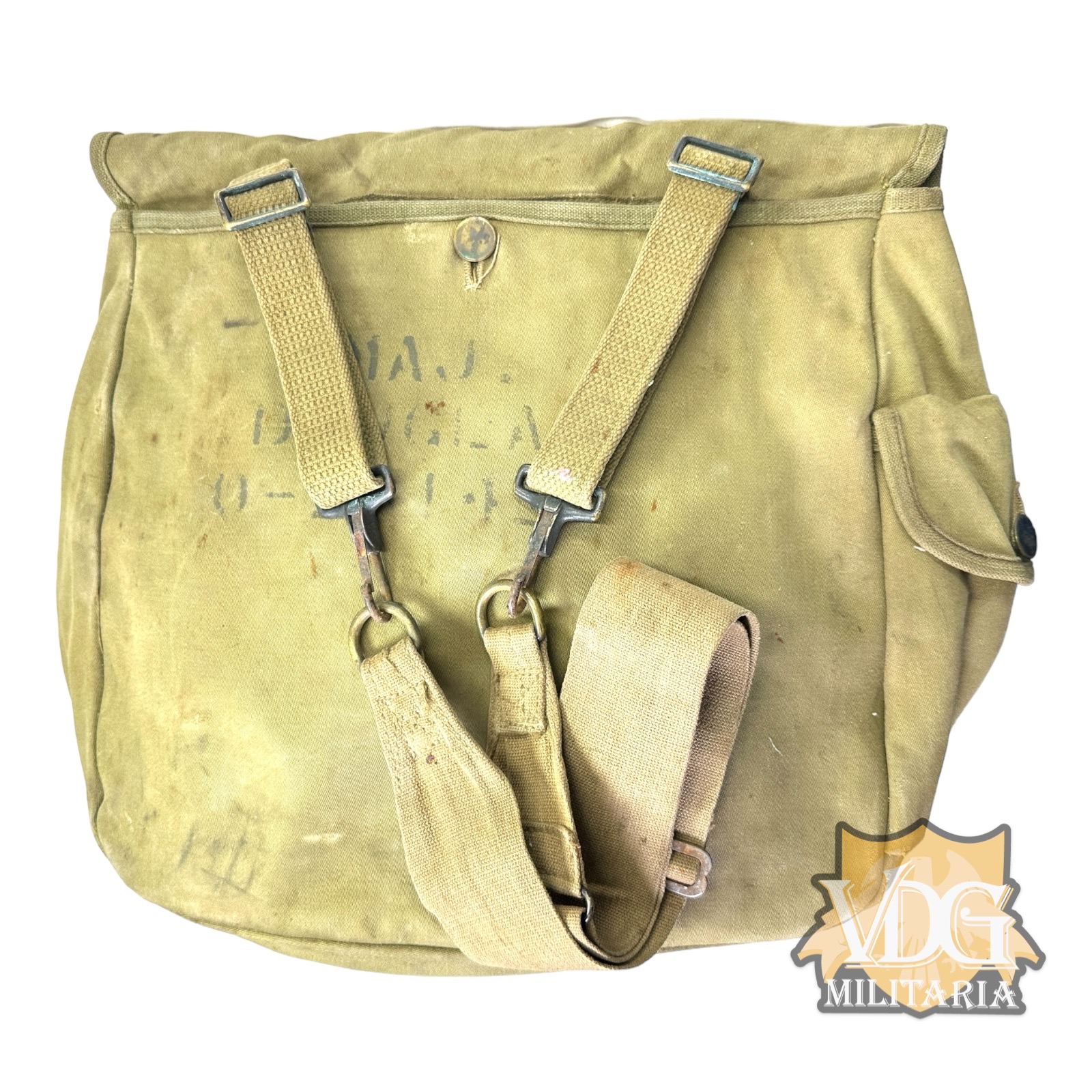 WW2 US Army M1936 Musette Bag with Strap-Made by Powers and Company ...