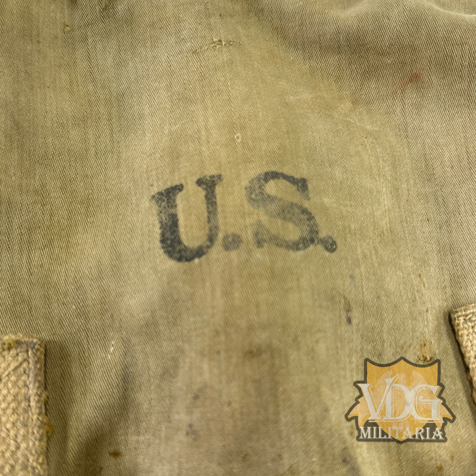 WW2 US Army M1936 Musette Bag with Strap-Made by Atlantic Product Corp ...