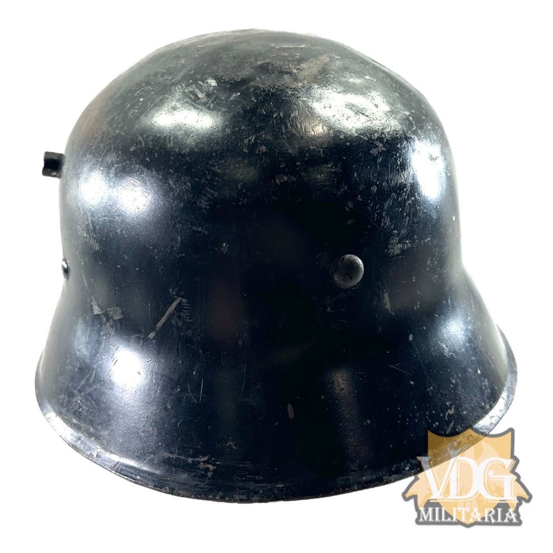 WW2 German Early Allgemeine SS "Himmler Style" Helmet, Unit Marked ...