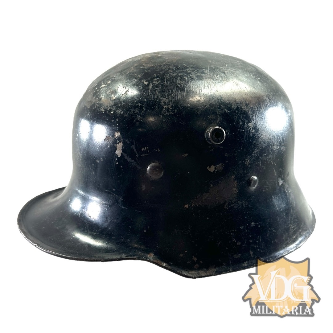WW2 German Early Allgemeine SS "Himmler Style" Helmet, Unit Marked ...