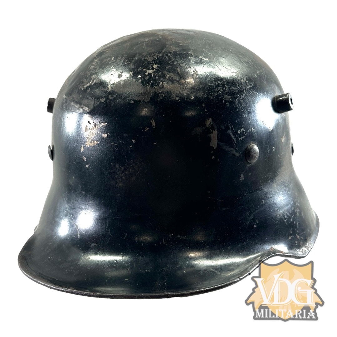 WW2 German Early Allgemeine SS "Himmler Style" Helmet, Unit Marked ...