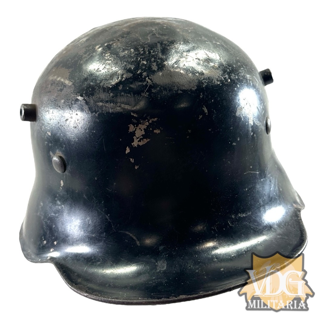 WW2 German Early Allgemeine SS "Himmler Style" Helmet, Unit Marked ...