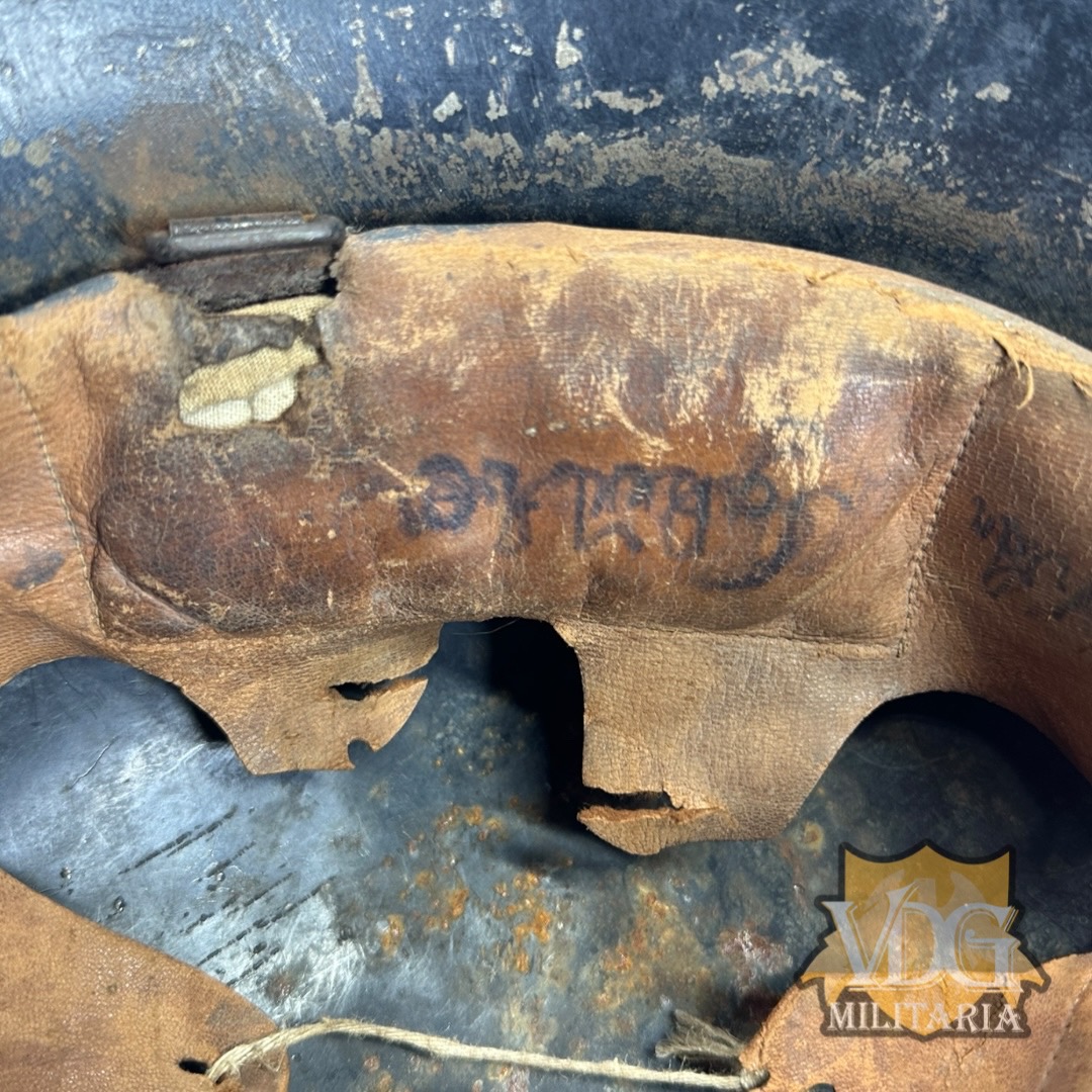 WW2 German Early Allgemeine SS "Himmler Style" Helmet, Unit Marked ...