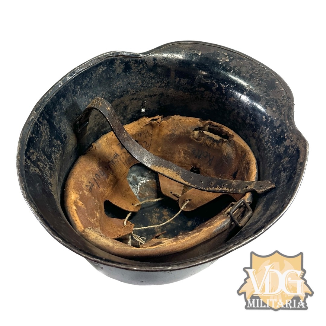 WW2 German Early Allgemeine SS "Himmler Style" Helmet, Unit Marked ...