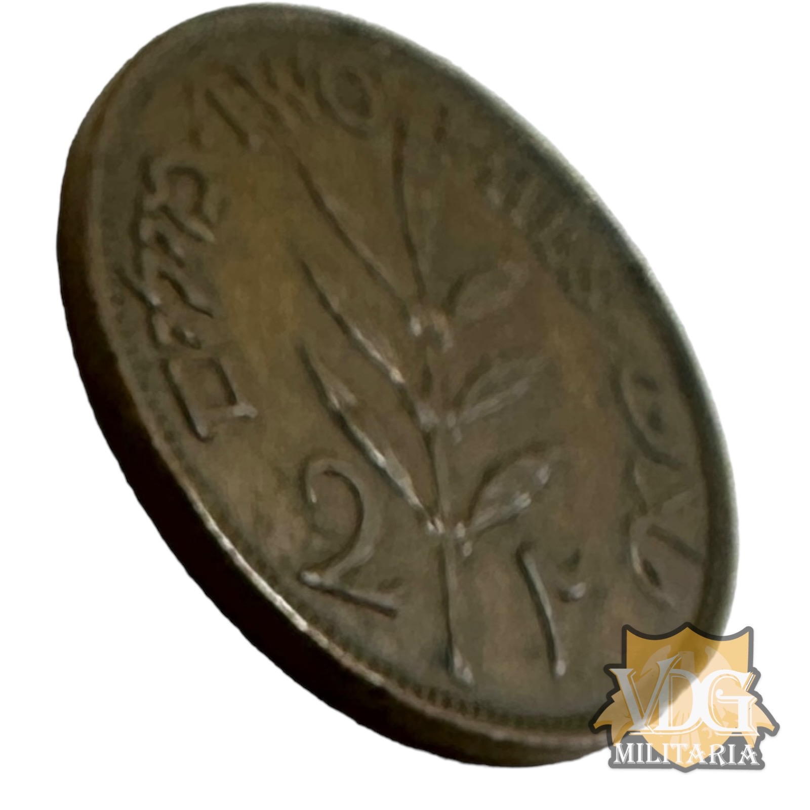 WW2 Era Palestine-1942 Two Mils Coin-English, Hebrew & Arabic | VDG ...