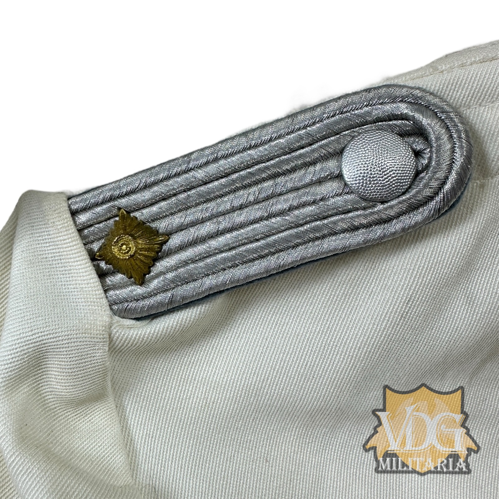 WW2 German Heer Transportation Oberleutnant Summer White M37 Jacket w ...