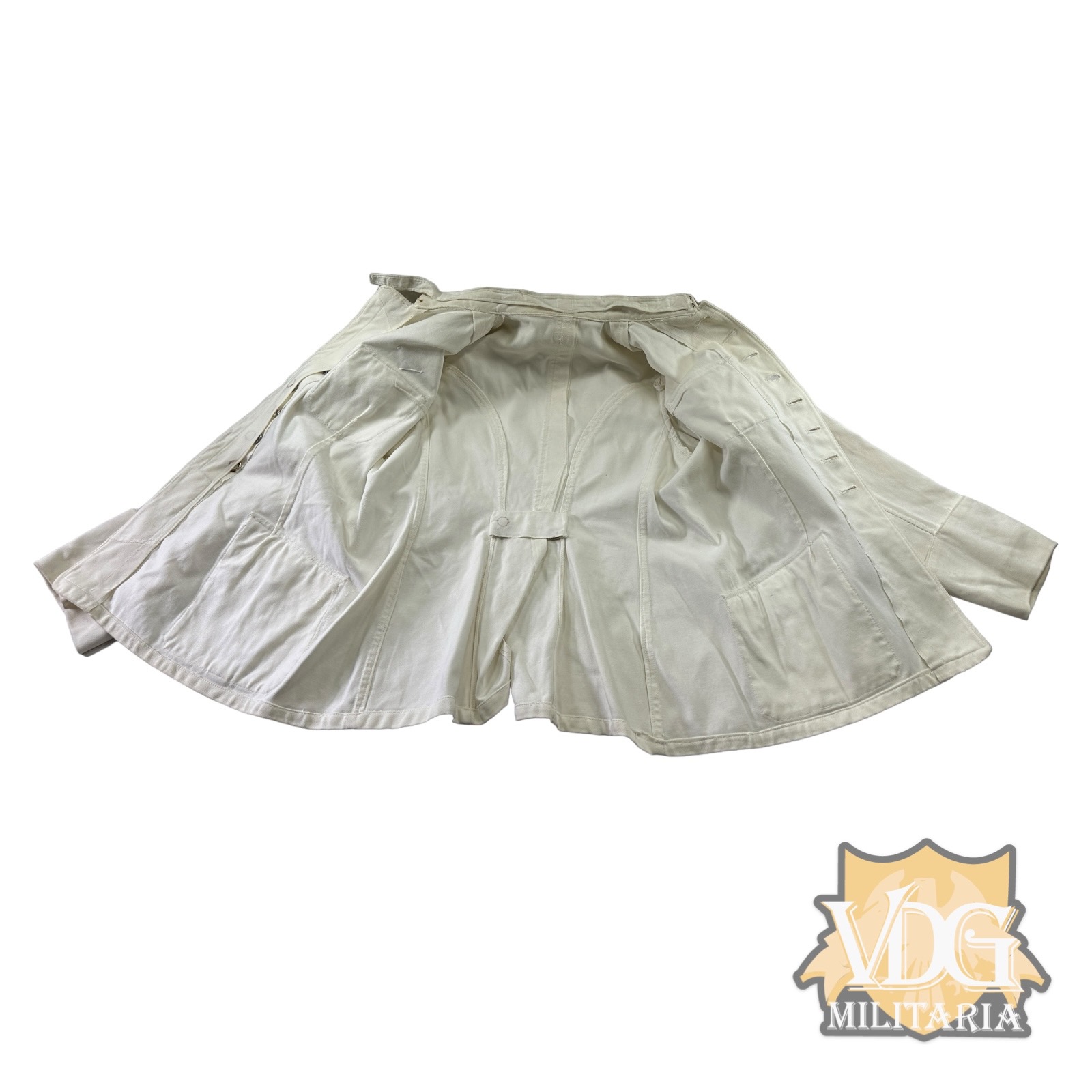 WW2 German Heer Transportation Oberleutnant Summer White M37 Jacket w ...