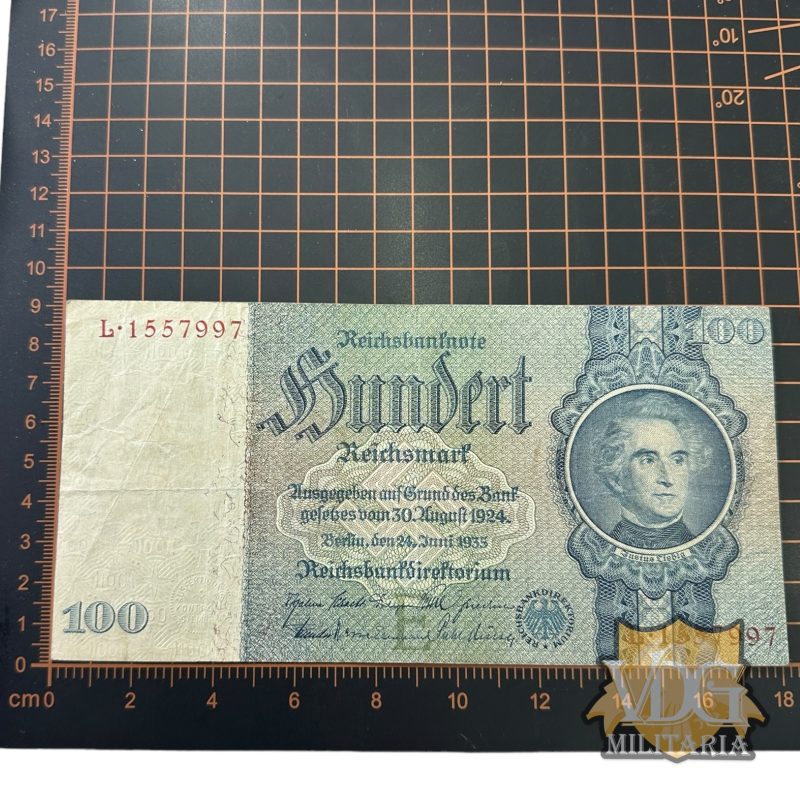 WW2 German 1935 5 Funf Mark Reichsbanknote Paper Currency Note | VDG ...