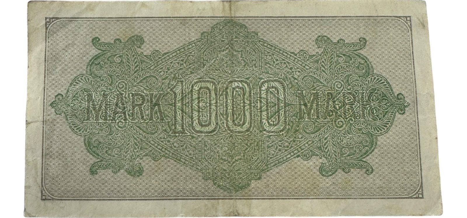German Weimar Republic 1922 1000 Tausend Mark Reichsbanknote Paper ...