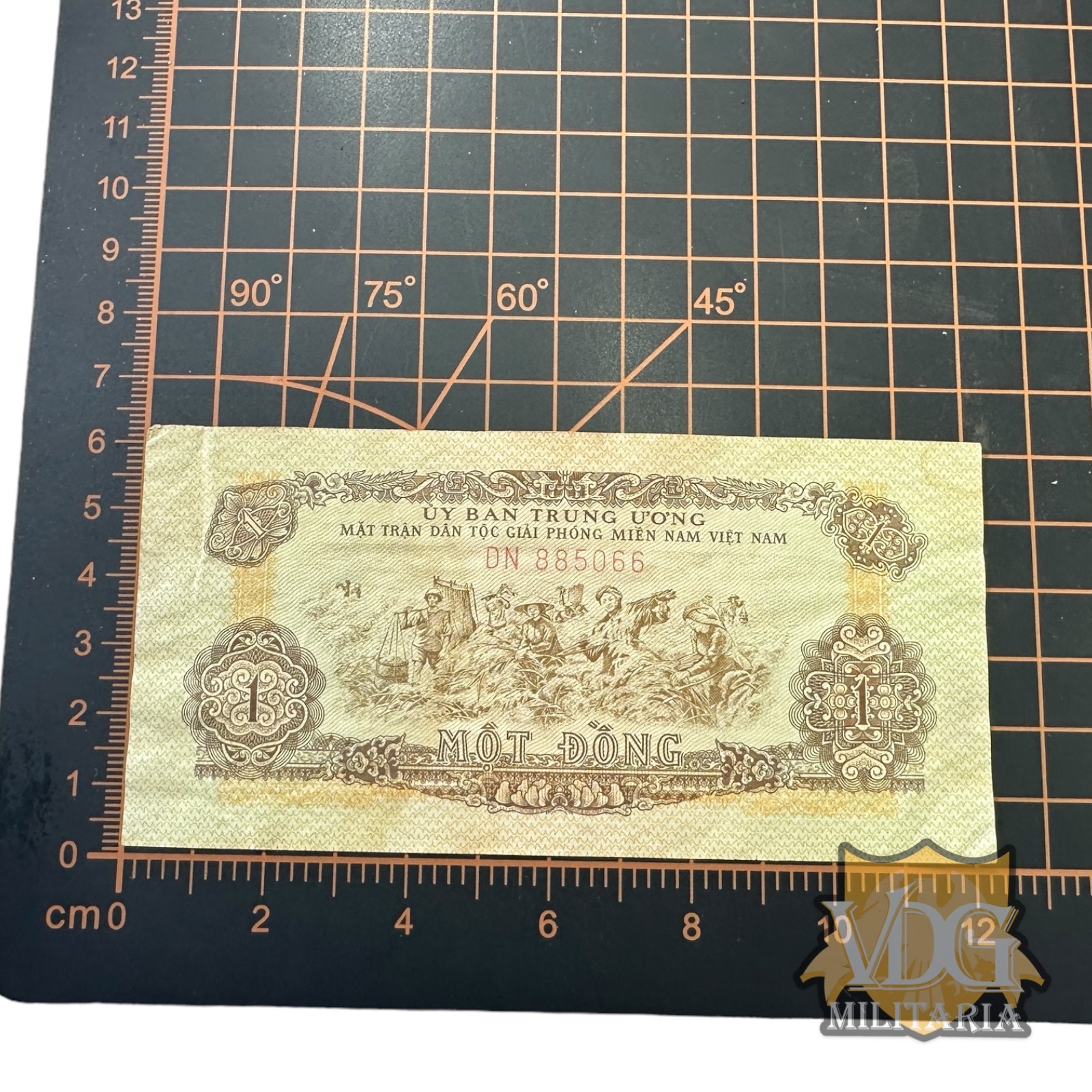 Vietnam War South Vietnam 1968 1 Mot Dong Paper Currency Note | VDG ...