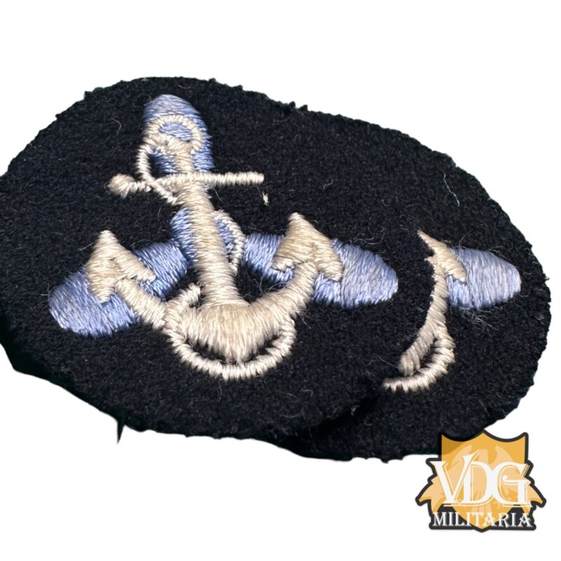 WW2 Era US Navy WAVES Anchor Collar Patch Insignia Set | VDG Militaria