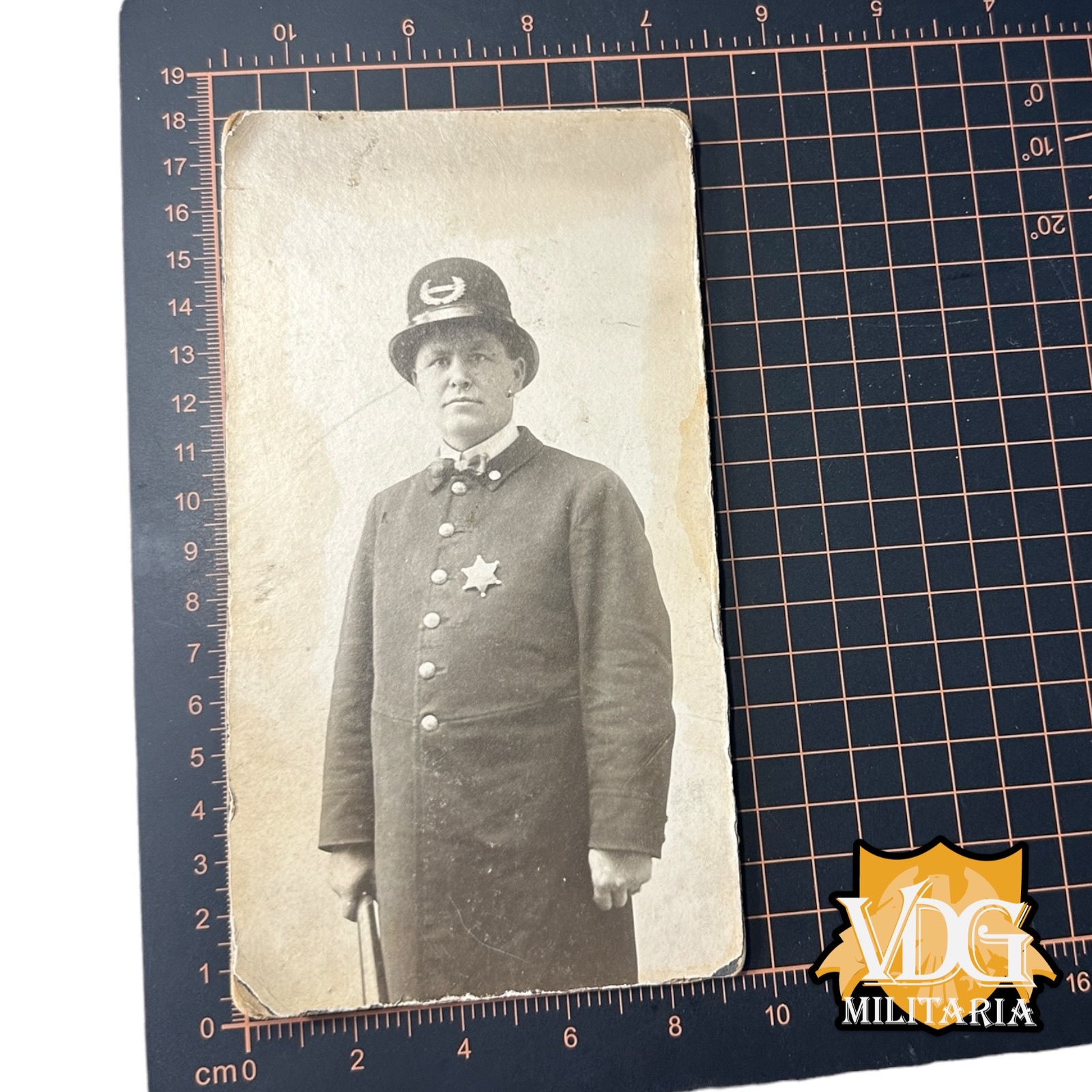 Victorian/Pre WW1 Era US Policemen Studio Portrait (Info on reverse ...