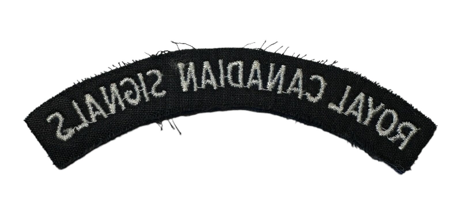 WW2 Royal Canadian Signals Shoulder Title | VDG Militaria