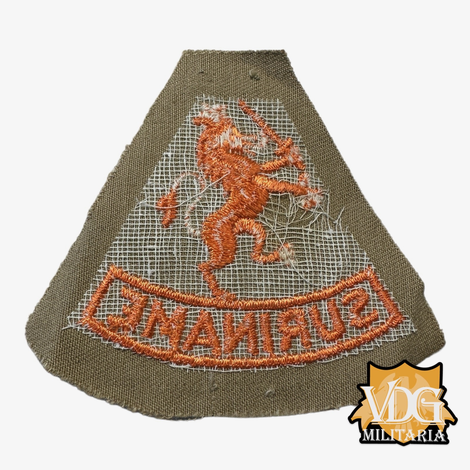 WW2 Netherlands Suriname Dutch Indies Sleeve Patch Insignia | VDG Militaria