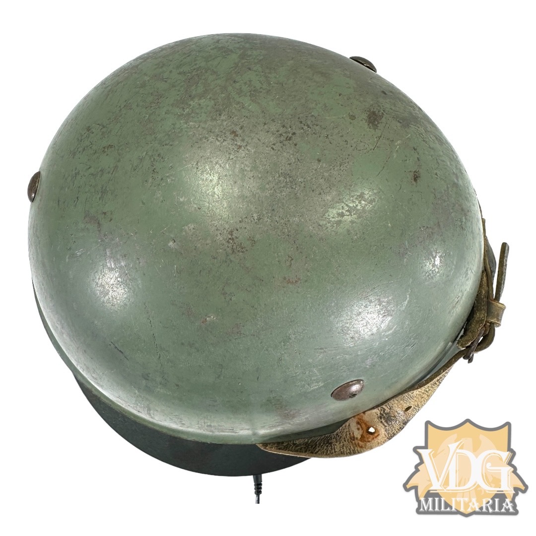 WW2 Italian M333 Helmet complete with liner and chinstrap Shell Marked ...