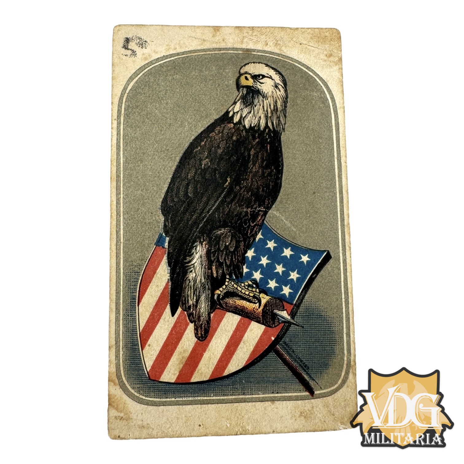 US Civil War Era Album Portrait Card of "Old Abe" - 8th Wisconsin ...