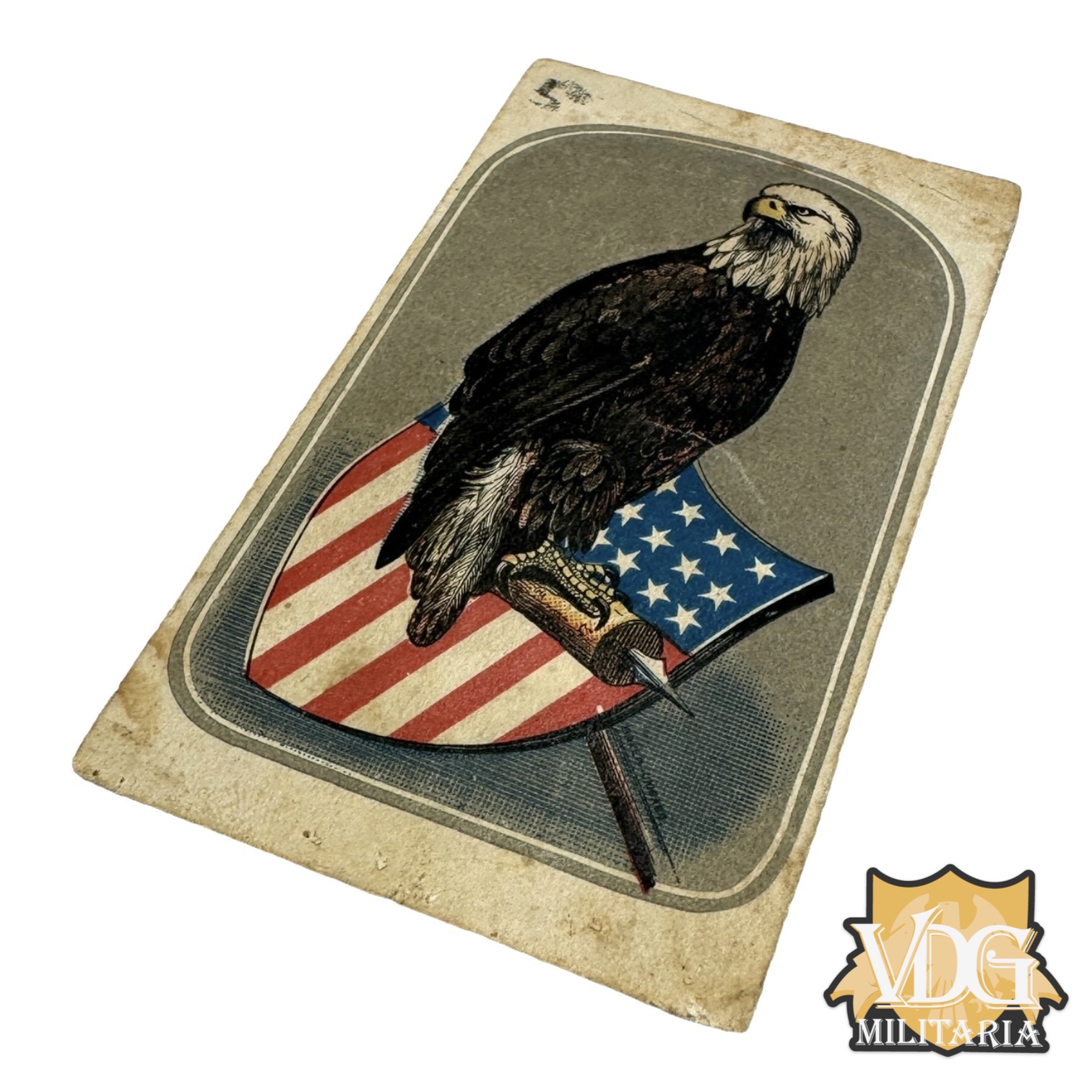 US Civil War Era Album Portrait Card of "Old Abe" - 8th Wisconsin ...