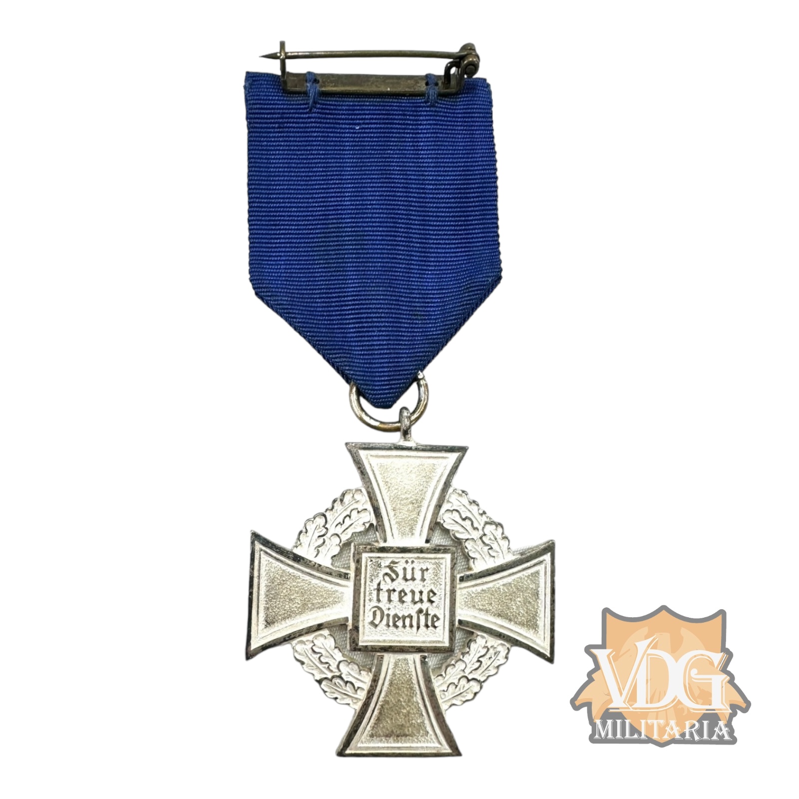WW2 German Silver 25-Year Faithful Service Cross Medal | VDG Militaria
