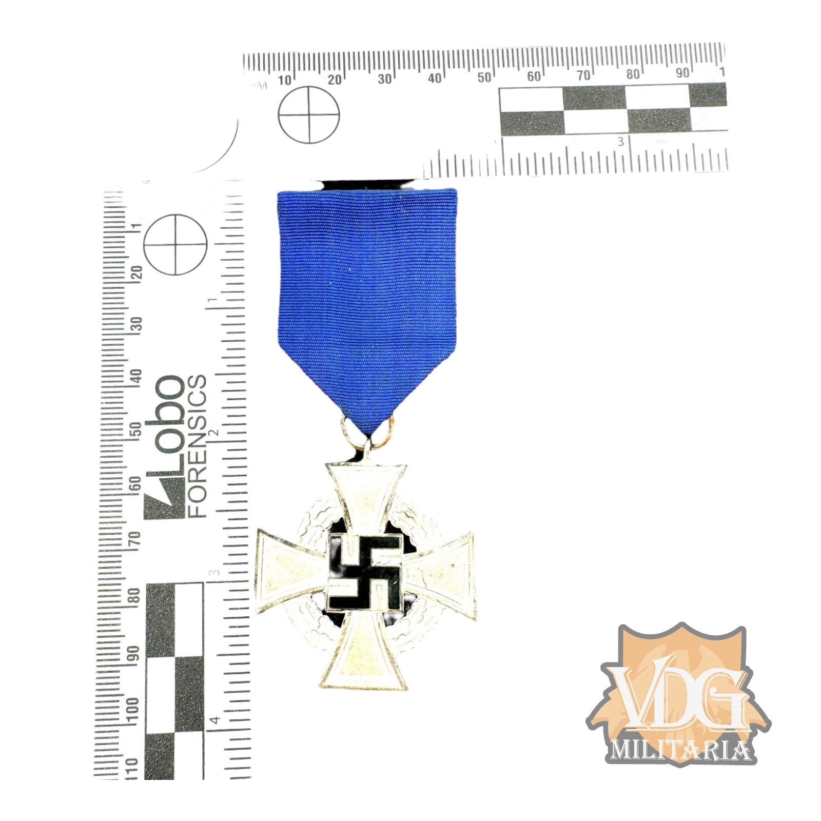WW2 German Silver 25-Year Faithful Service Cross Medal | VDG Militaria