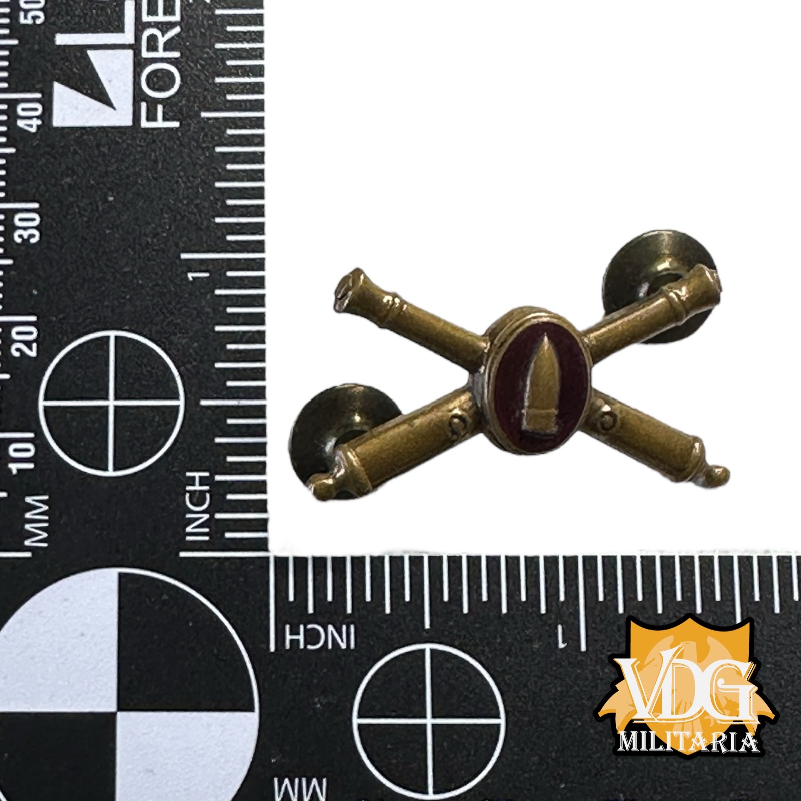 WW2 US Army Coastal Artillery Officers Lapel Metal Insignia Pin | VDG ...