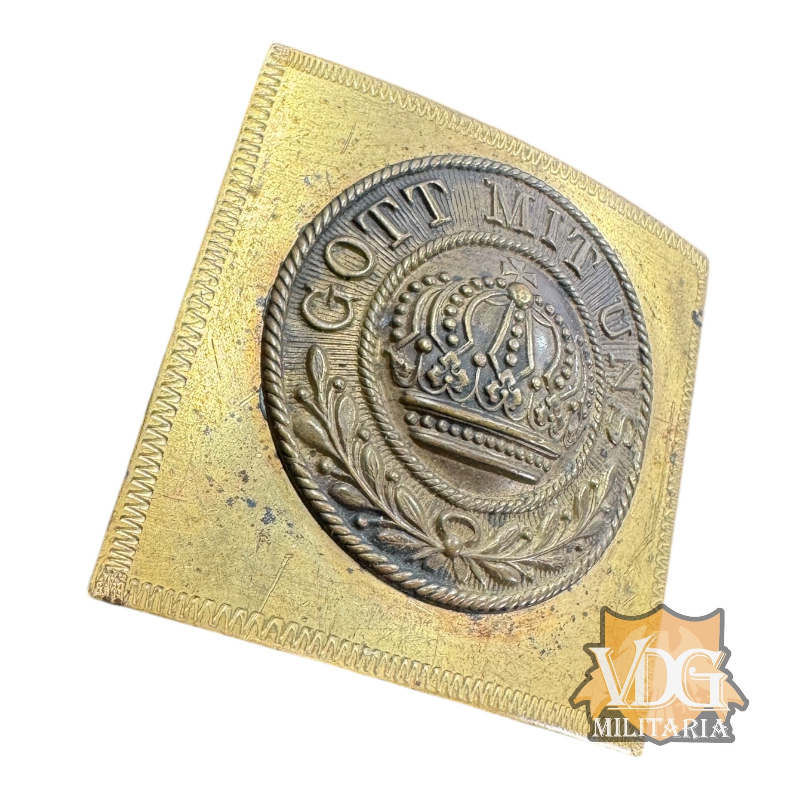 WW1 German Gott Mit Uns buckle motif Brooch Pin | VDG Militaria