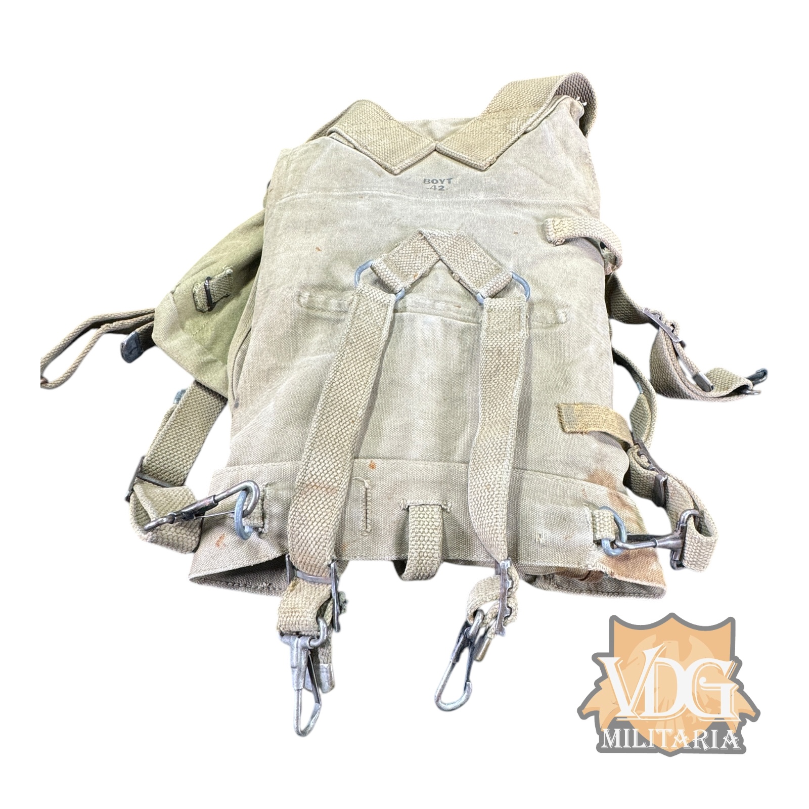 WW2 US M1928 Boyt 42 Backpack with Haversack & Entrenching Tool Cover ...
