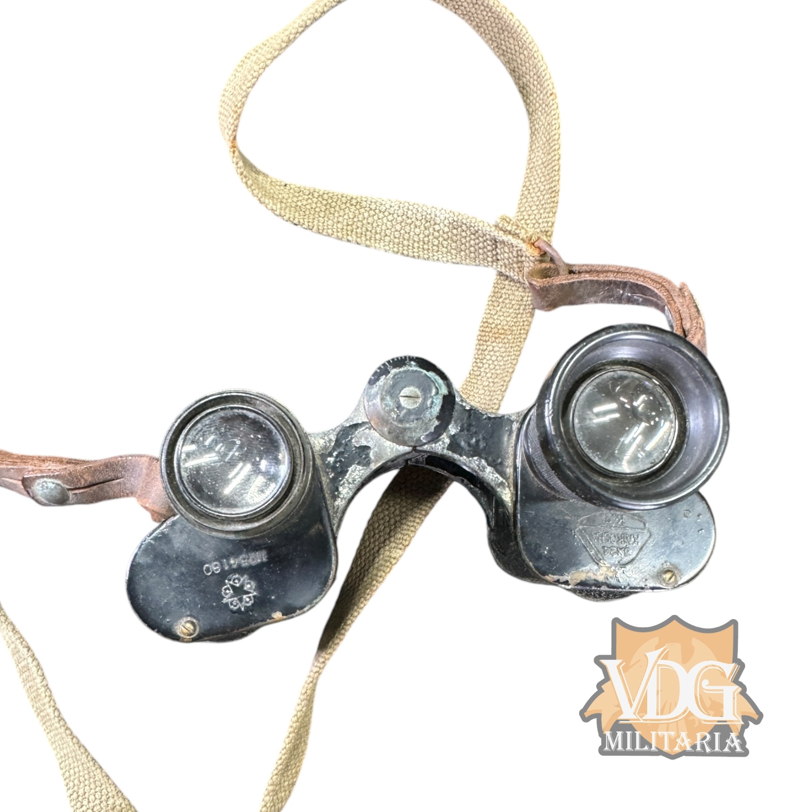 WW2 Imperial Japanese Military Binoculars with Canvas Case - 7x9 Optics ...