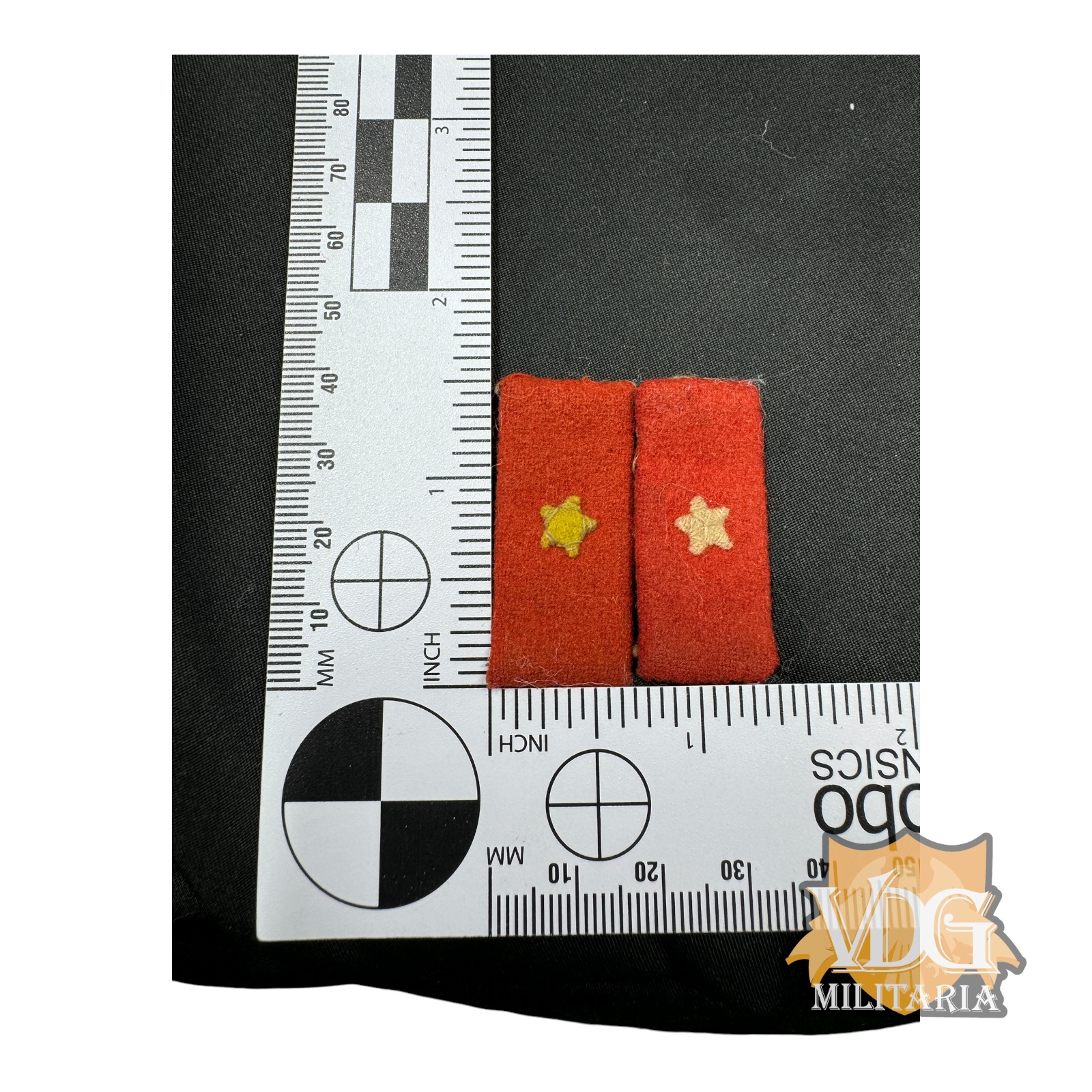 WW2 Imperial Japanese Army IJA Private second class 二等兵 Collar Tab Set ...