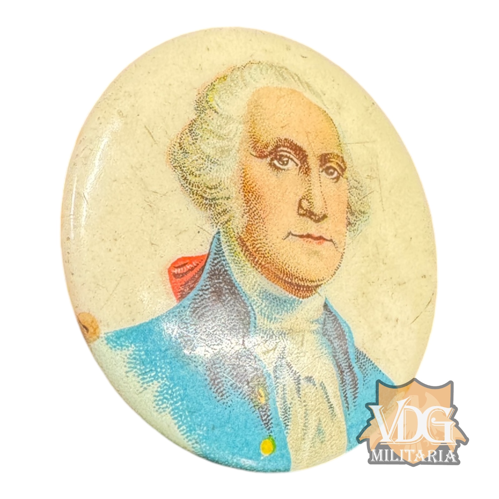 Spanish American War Era George Washington Celluloid Pinback by ...