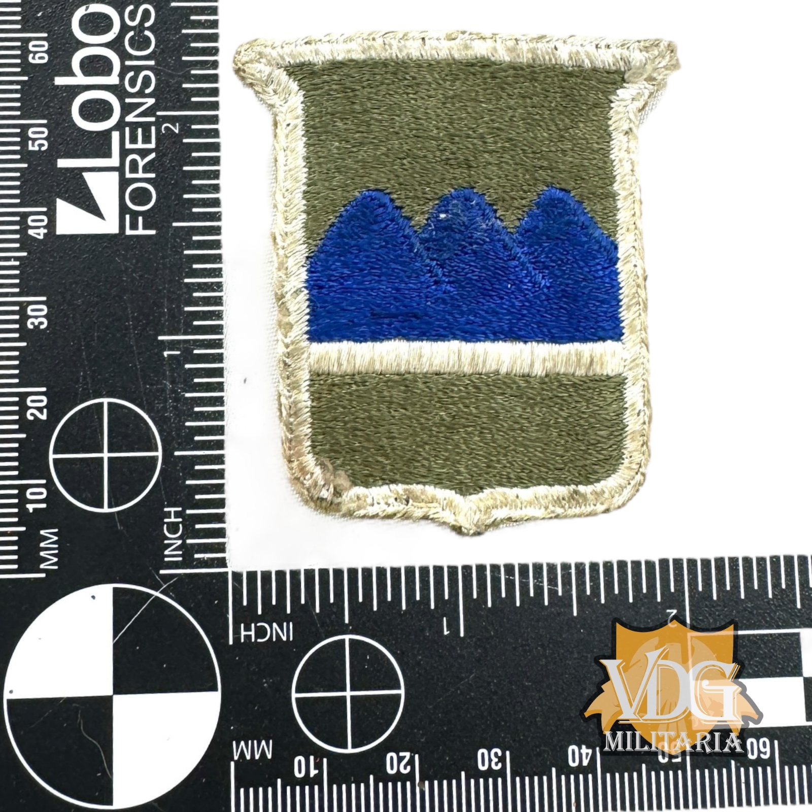 WW2 Era US Army 80th Infantry Division Patch SSI Cut Edge | VDG Militaria